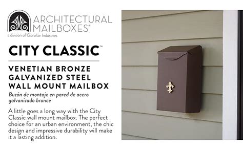 Architectural Mailboxes City Classic™ Vertical Wall Mounted Mailbox For