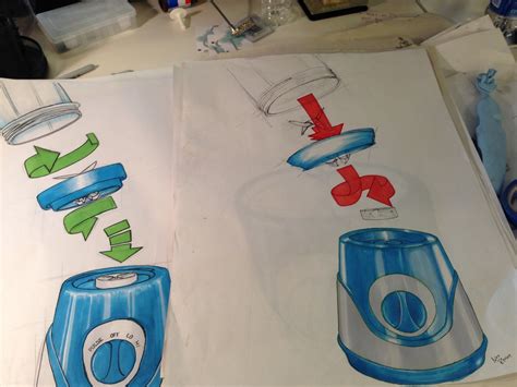 Exploded View Of Blender By Alexandra Rausch At