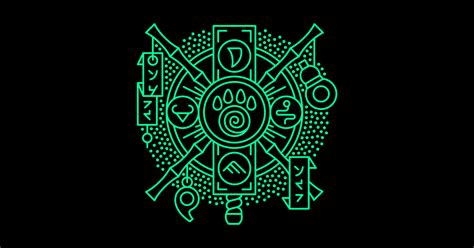 Monk — Class Crest Color Warcraft Sticker Teepublic