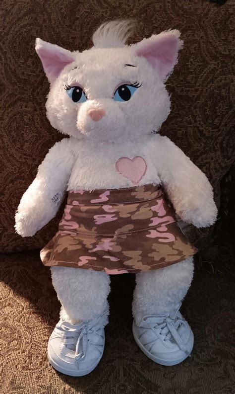 Build A Bear Plush Cat Army Skirt Sneakers 195 Etsy