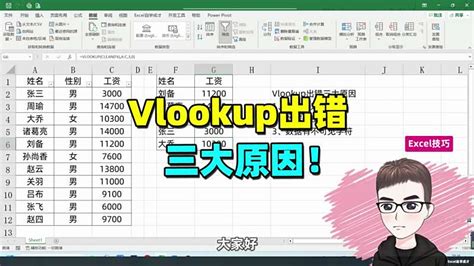 Excel技巧：工作中vlookup公式，经常出错的3个原因教育职业教育好看视频
