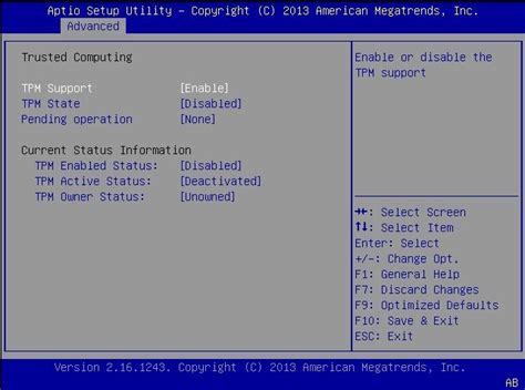 Tpm Bios