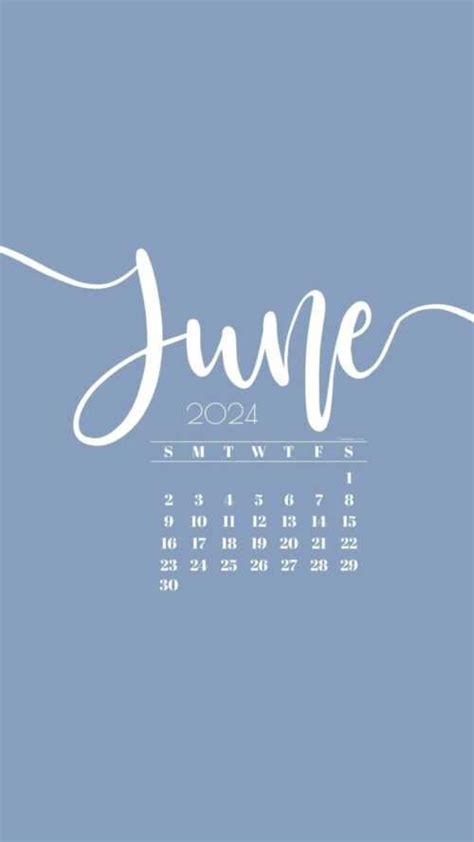 June Calendar 2024 Wallpaper Ixpap