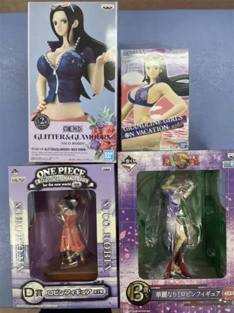 ONE PIECE NICO Robin Figure Set Unopened Ichiban Kuji Romance Dawn