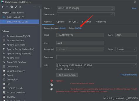 关于datagrip连接mysql8出现的问题以及解决方法 datagrip连接不上mysql8 csdn博客
