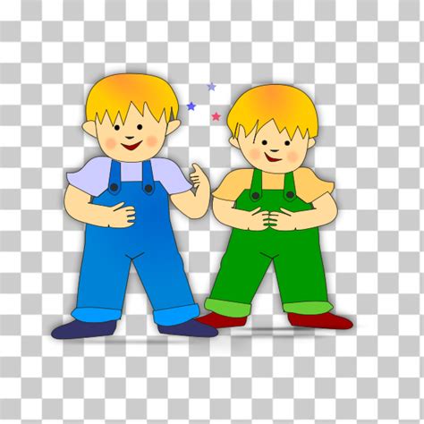 Kid Brothers Clip Art