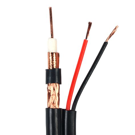 Siamese Coaxial Coax Cables Cca Cu Ccs Pure Copper Ft M Rg With Power Cable Buy Rg