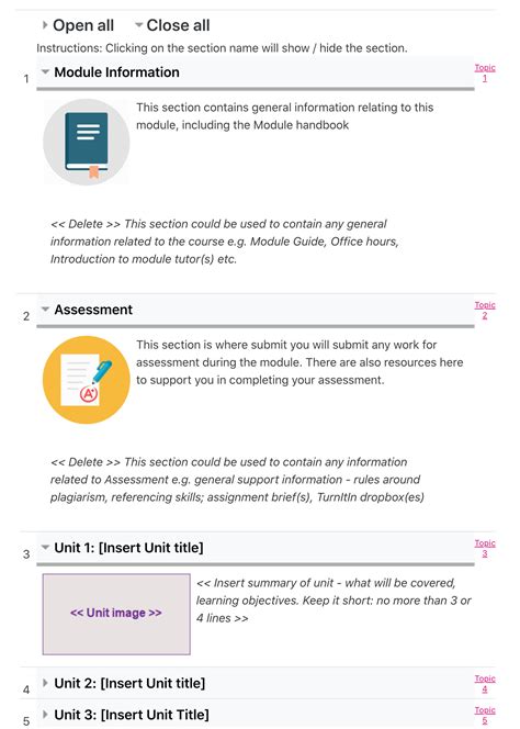 Which Format Should I Choose For My Moodle Course Digital Education Support At Brookes