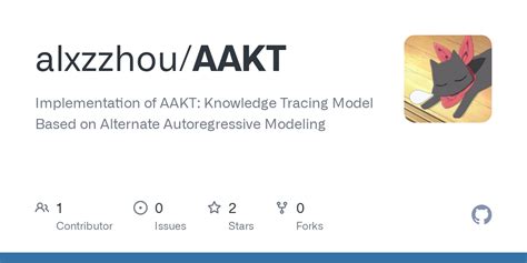 Github Alxzzhouaakt Implementation Of Aakt Knowledge Tracing Model