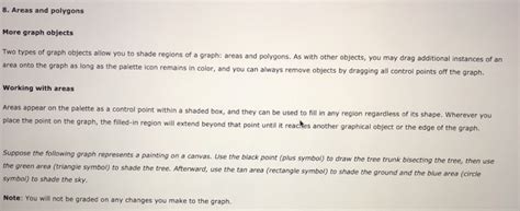 Solved 8 Areas Polygons Graph Objects Two Types Graph Objects Allow