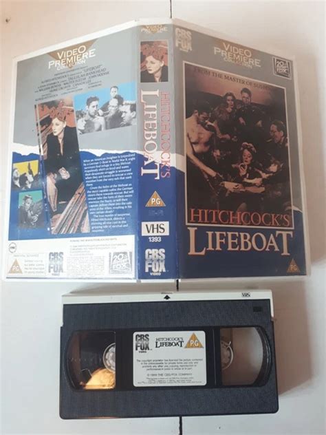 Lifeboat Alfred Hitchcock Big Box Ex Rental Vhs Video Cassette Uk £60