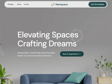 Nextspace Architecture And Interior Firm Nextjs Template