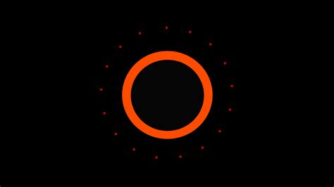 Concentric Circles And Abstract Line Animation On A Black Background Motion Graphic 14403106