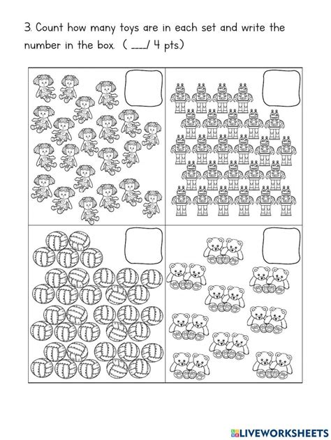 Math Assesment Worksheet Live Worksheets