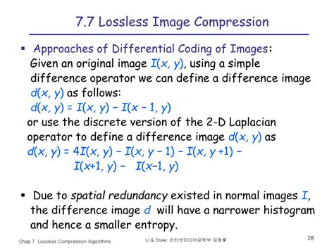 Ppt Fundamentals Of Multimedia Chapter 7 Lossless Compression