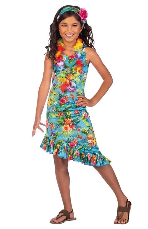 Hawaii Girl Hulala Mädchenkostüm