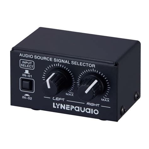 2 In 1 Out Audio Source Signal Selector Switcher Output Volume
