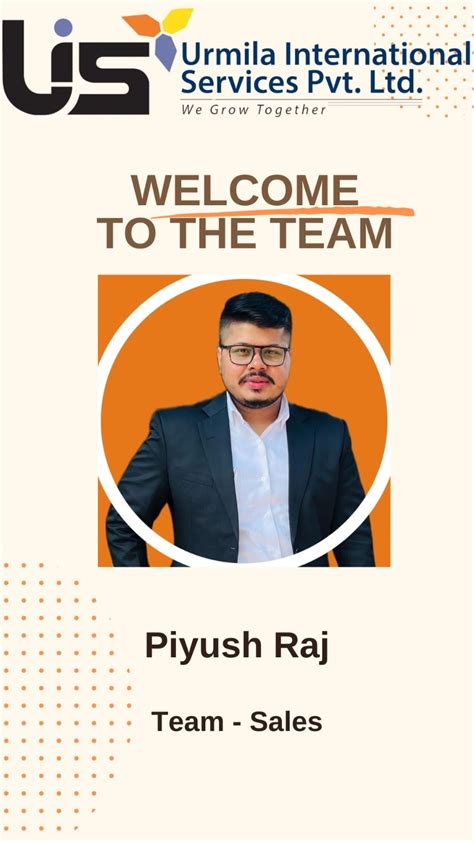 Deepak Verma On Linkedin Thrilled To Have You Join Us Piyush Raj Lets Achieve Greatness