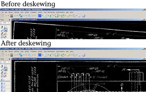 Software Permanently Deskews Raster Reference Files