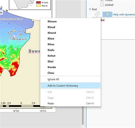 Solved Text Element In Layout Showing Error Line Under Pl Esri