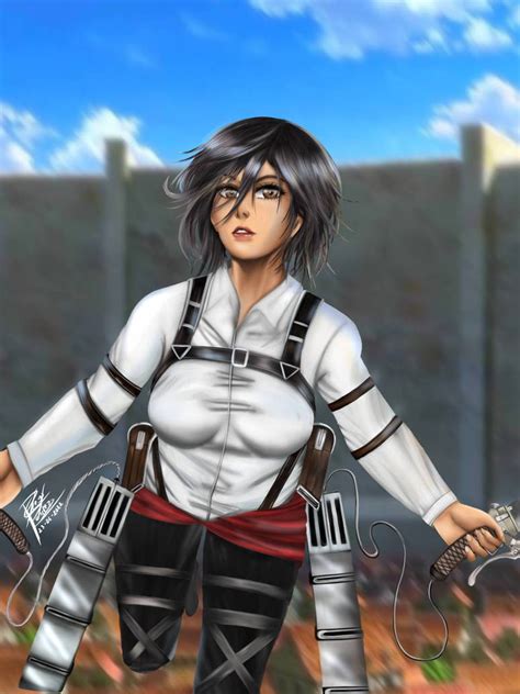 Mikasa Ackerman Fanart By Diegopanchez99 On Deviantart