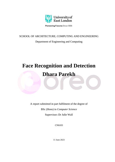 PDF Face Detection And Recognition