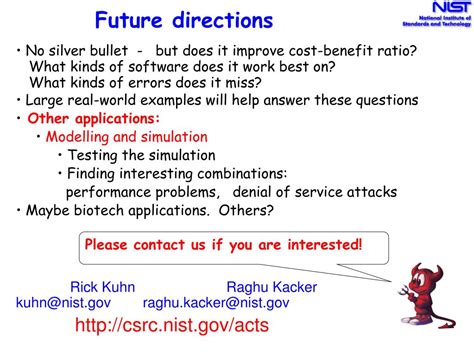 ppt automated combinatorial testing for software rick kuhn and raghu