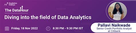 datahour diving into the field of data analytics