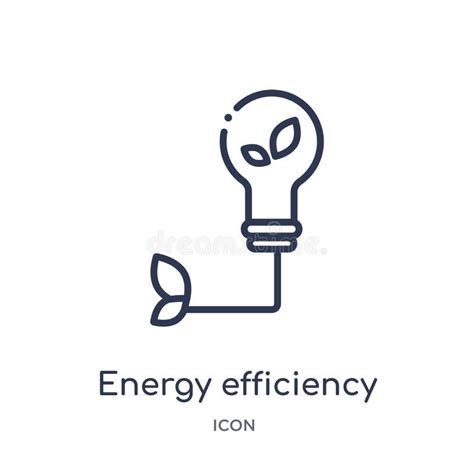 Linear Energy Efficiency Icon From General Outline Collection Thin