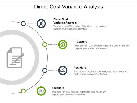 Direct Cost Variance Analysis Ppt Powerpoint Presentation Slides