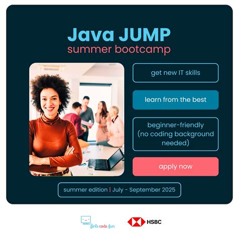 Java Jump Summer Bootcamp Girls Code Fun