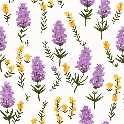 Retro Statice Flowers In Multiple Colors On White Background Stock