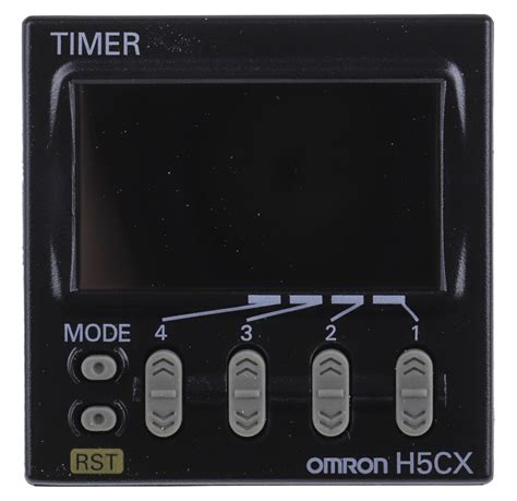 Omron Multi Function Timer Relay 100 → 240v Ac 0 001 S → 9999h Panel Mount Mount Rs