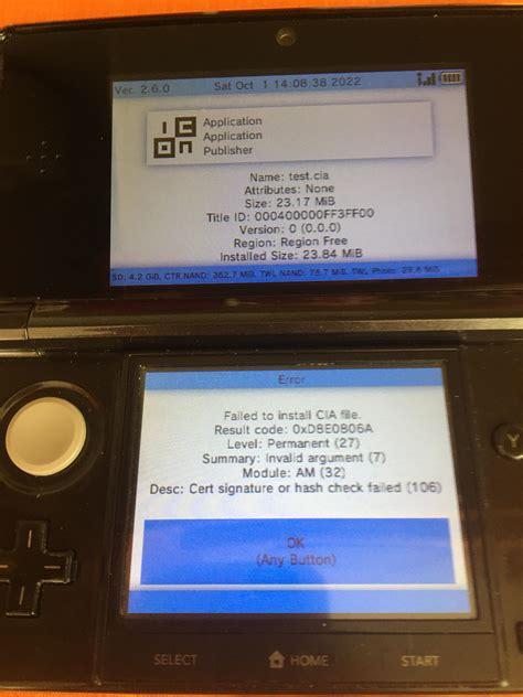 I Finally Managed To Make A Test Build But It Won T Install What Could Be Causing This R