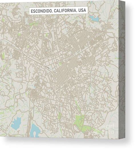 Map Of Escondido California