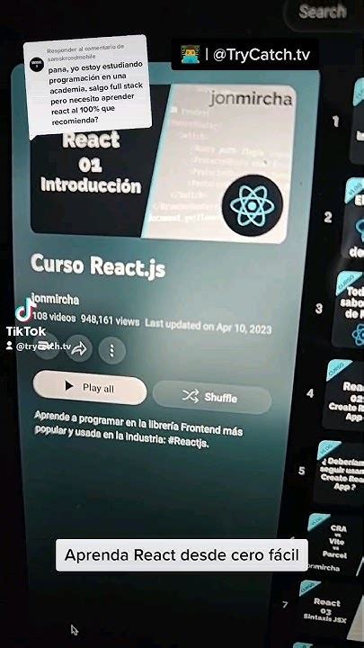 Aprenda React Desde Cero Fácil Con Jonmircha Youtube