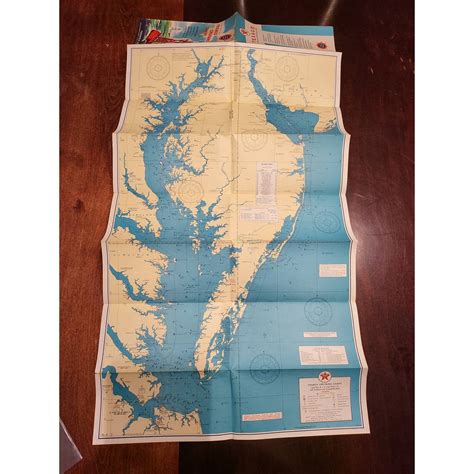 Globes And Maps Texaco Cruising Chart Waterway Map No 4 Atlantic Coast