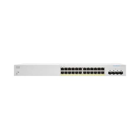 CISCO CBS220 24T 4G EU 24 Port Gigabit 4 Gigabit SFP Smart Switch ISmart Integrated