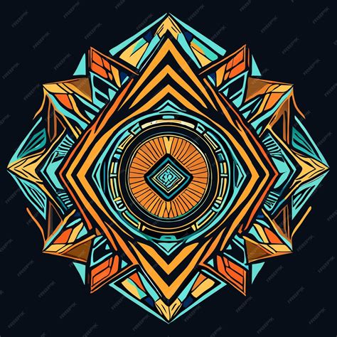 Fundamentos De Vetores Geométricos Dinâmicos Alcançando Brilho Artístico Vetor Premium