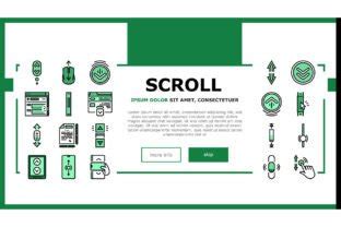 Scroll Computer Mouse Cursor Landing Graphic By Stockvectorwin