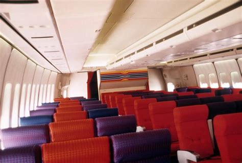 Pan Am 747sp Cabin Aircraft Interiors Airplane Interior Vintage