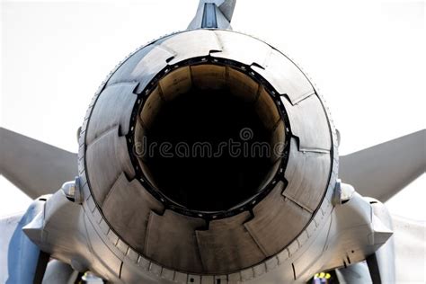 Military Jet Exhaust Aircraft Exhaust And Nozzle Detail External View