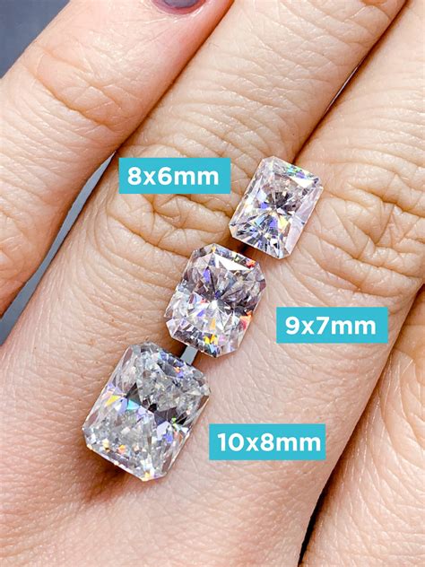 Stone Shape And Size Comparison Fire And Brilliance