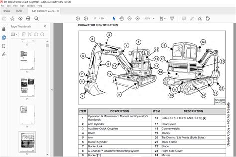 Bobcat E45 Compact Excavator Service Manual Sn B2vy11001 And Above Pdf
