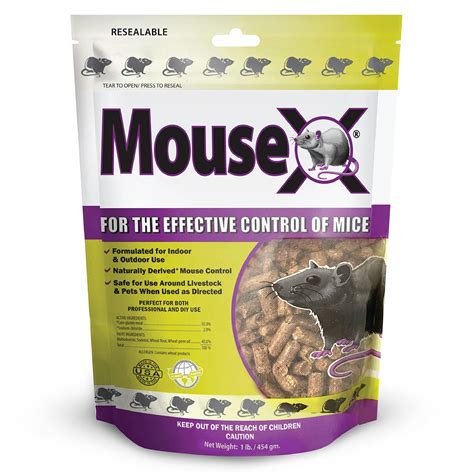 Mousex 1lb Bag All Natural Poison Free Effective Against All Species