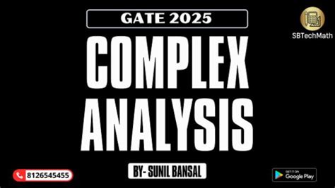 Complex Analysis Gate 25