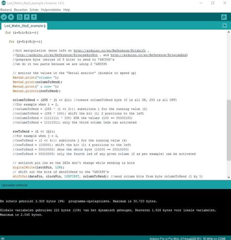 Controlador De Matriz De Led Arduino Con Registros De HC Shift Paso Paso