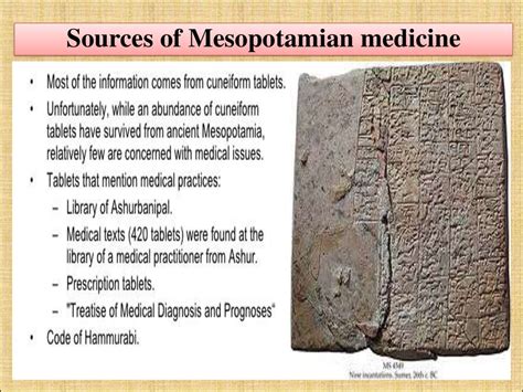 One Of The Oldest Known Ancient Mesopotamian Medical Texts Idoctj