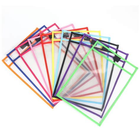 Set 6 Mape Documente Plastic Multicolor Emagro