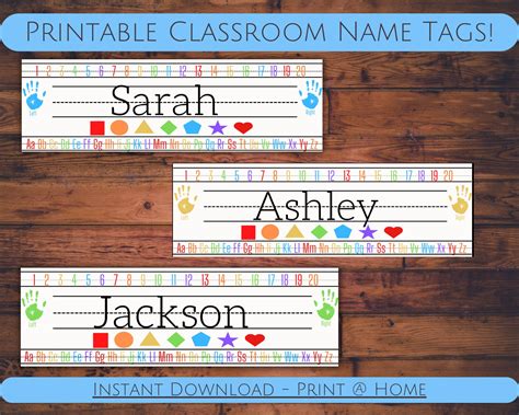 Name Tag Label Size Printable Free Templates